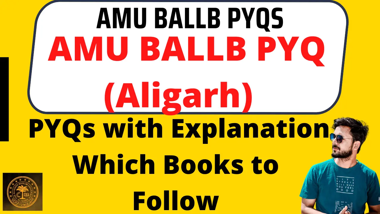 AMU BALLB PYQ 2017 | AMU BALLB Previous Year Questions with Answers ...